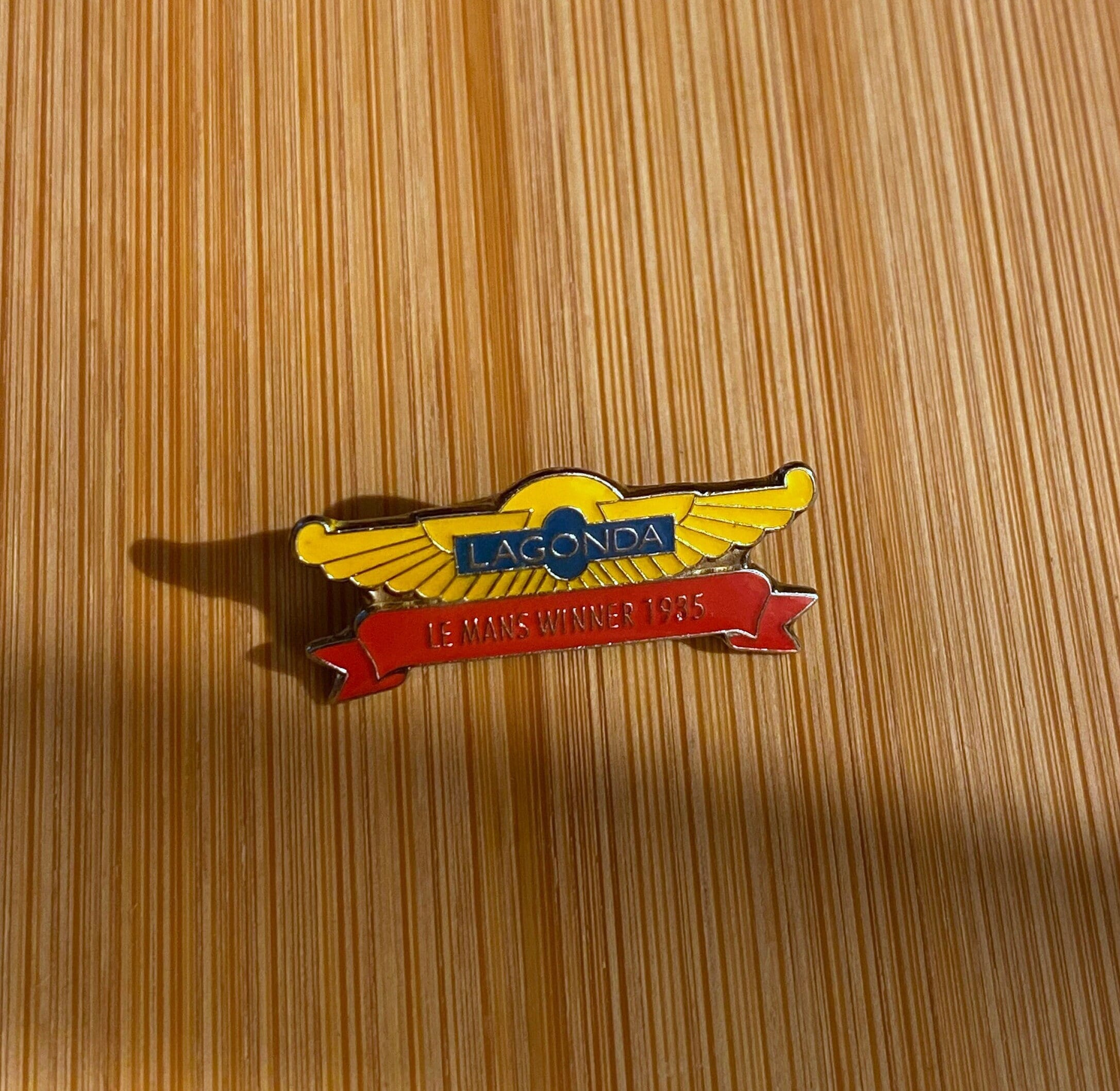 Lagonda Le Mans Winner 1935 Vintage Enameled Lapel Pin Badge Vintage ...