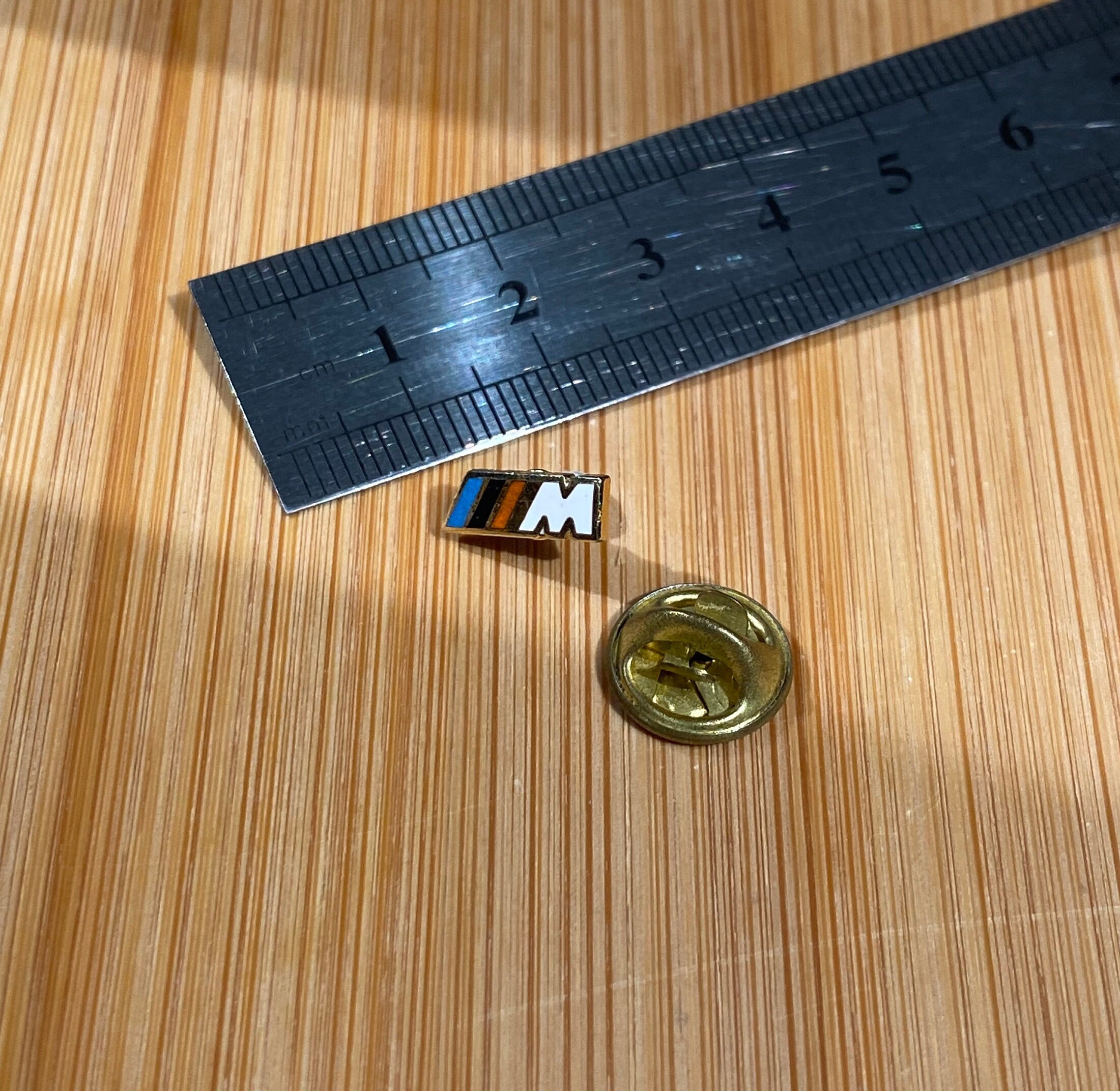 BMW M Series Vintage Lapel Pin Classic Three Stripe Timeless Automotive ...