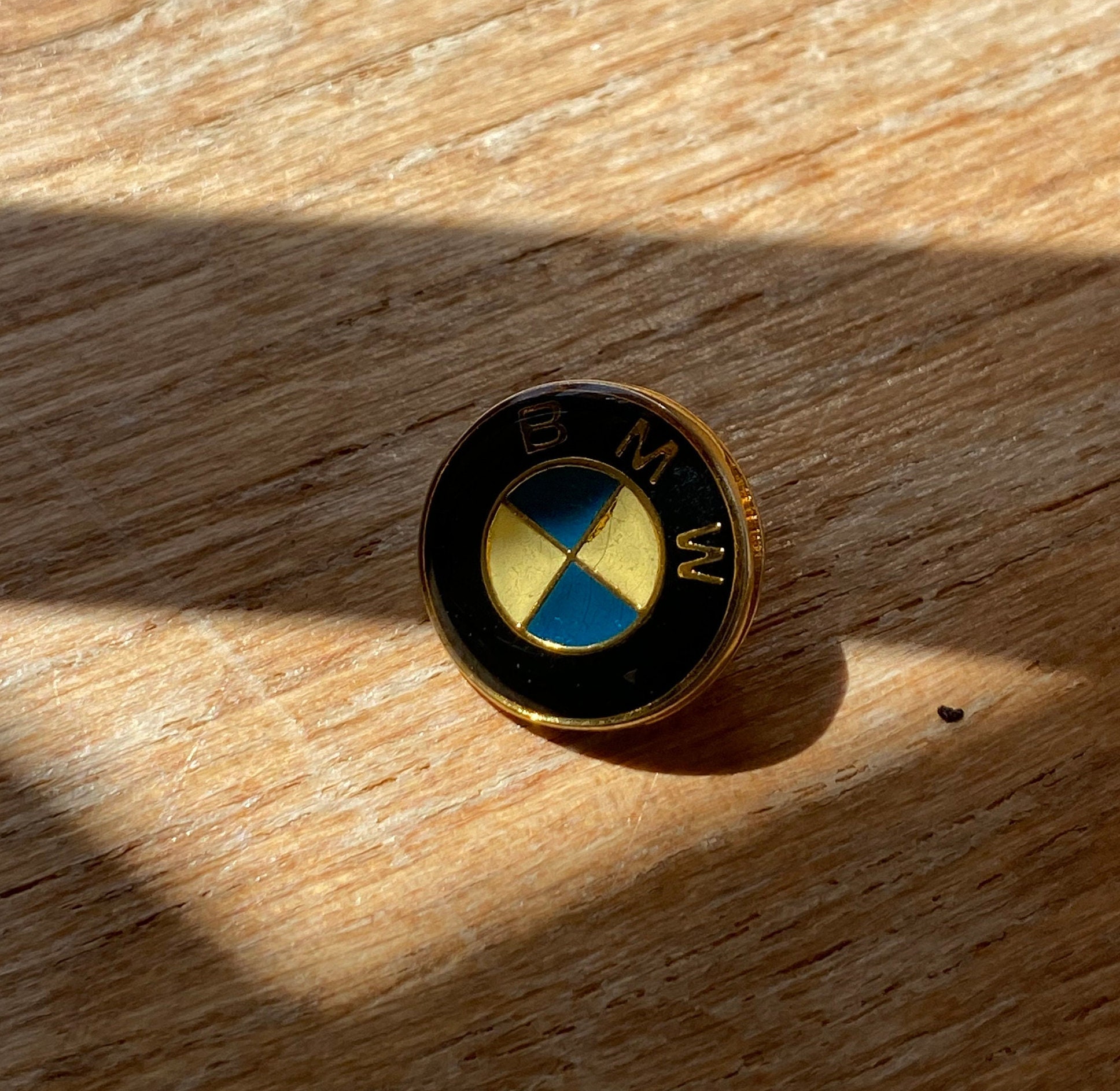 Vintage BMW Logo Enamel Pin Collectable Rare Find Classic Car and Bike ...