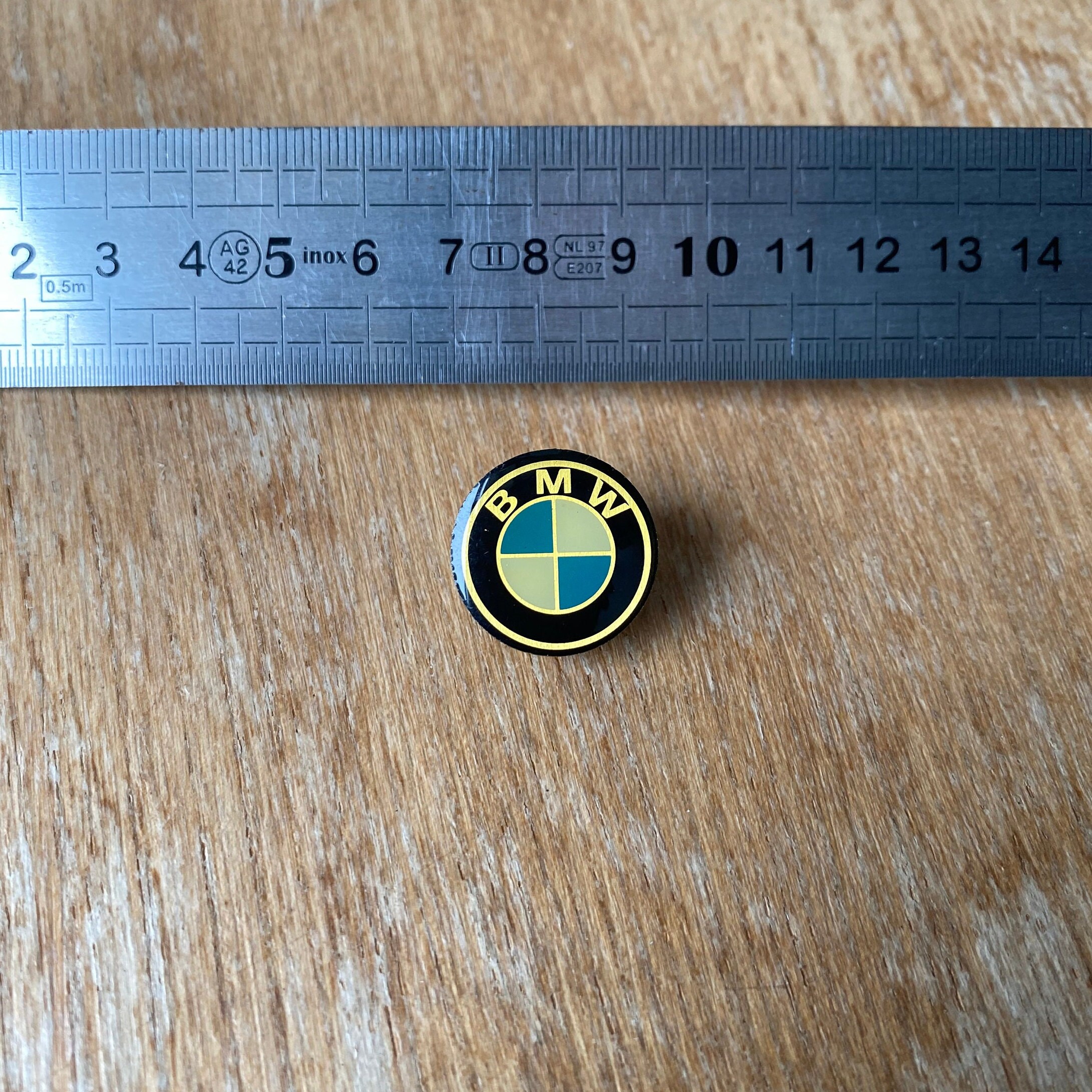 Beautiful Reflective Vintage BMW Logo Enamel Pin Collectable Rare Find ...