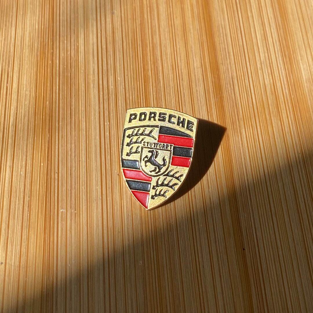 Beautiful Old Vintage Porsche Bronze Embossed Lapel Pin - Etsy