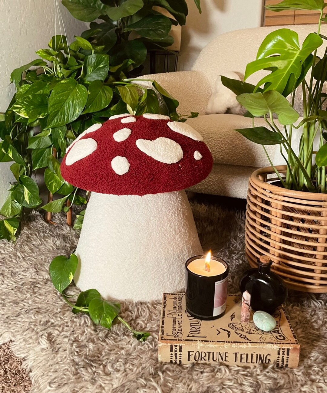 Mushroom Toadstool Ottoman custom Colors - Etsy