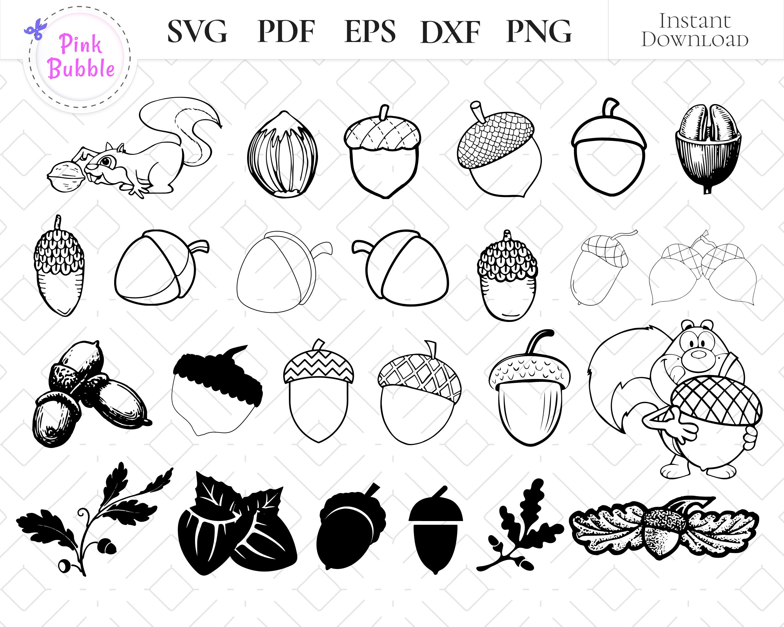 Acorn SVG Acorn Svg Acorn Clipart Oak Svg Nut Clipart - Etsy Canada