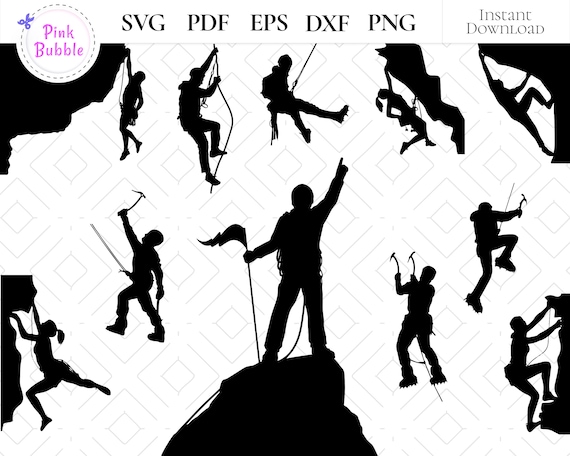 Rock Climbing SVG Rock Climber Svg Hiking SVG Climbing | Etsy Canada