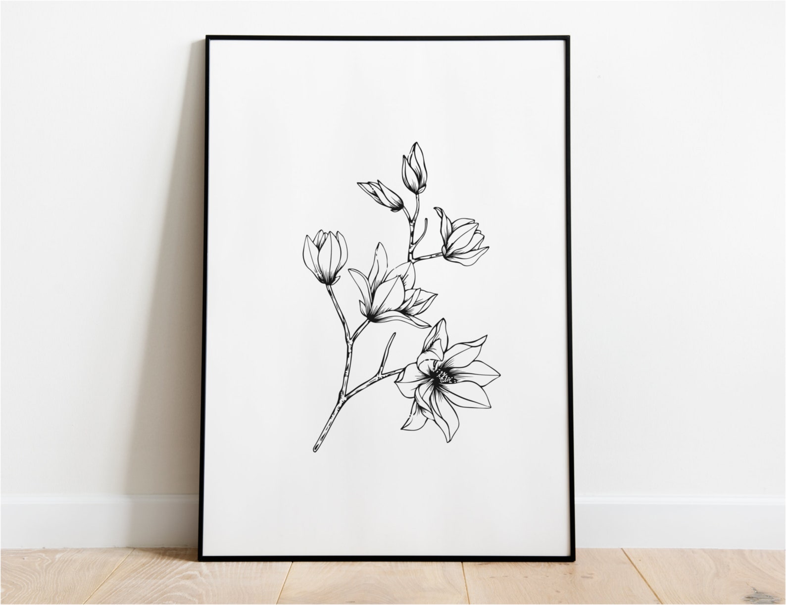 Magnolia SVG, Magnolia Flower Svg, Hand Drawn Magnolia Svg, Magnolia ...