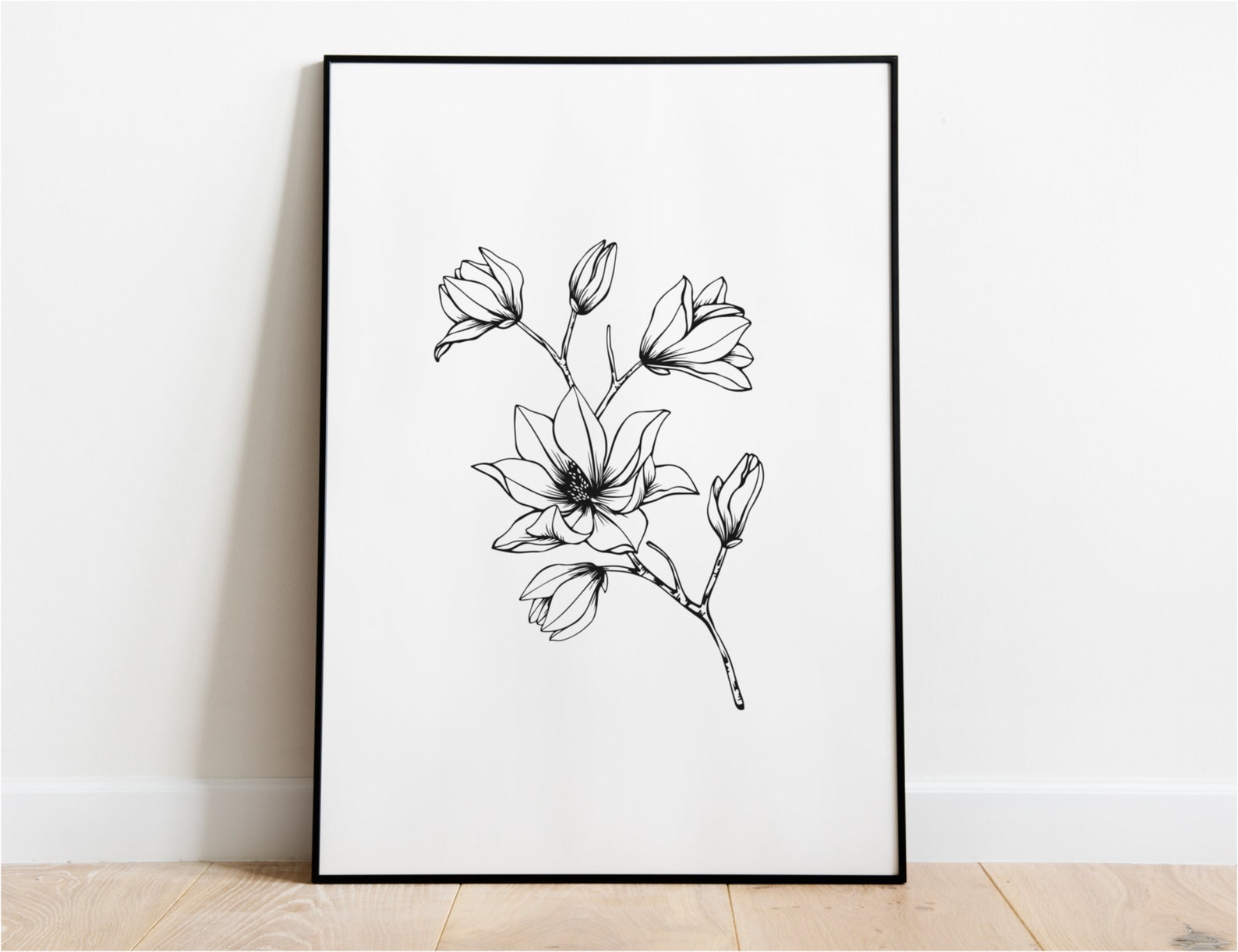 Magnolia SVG, Magnolia Flower Svg, Hand Drawn Magnolia Svg, Magnolia ...