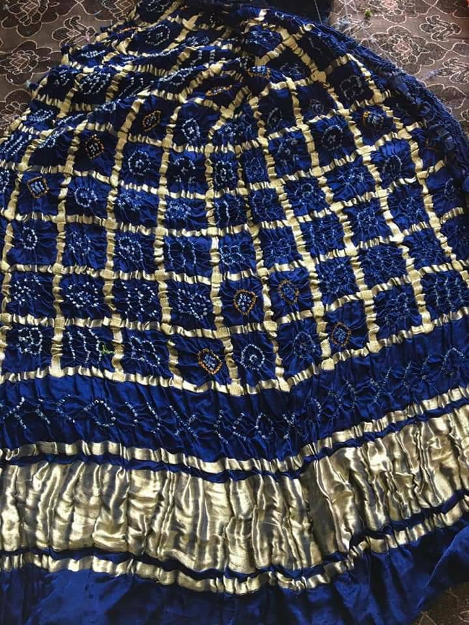 Handcrafted Pure Gajji Silk Dupatta Bandhani Dupatta Gajji - Etsy