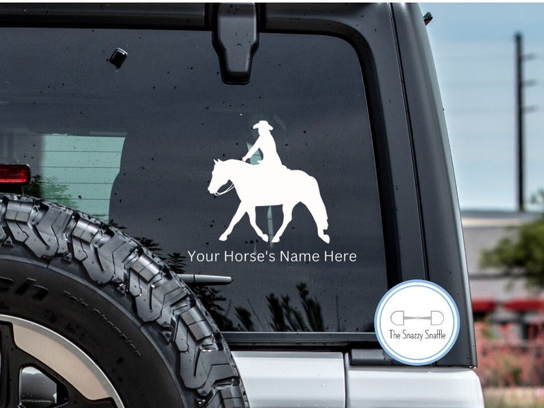 Custom Ranch Riding Vinyl Decal - Etsy