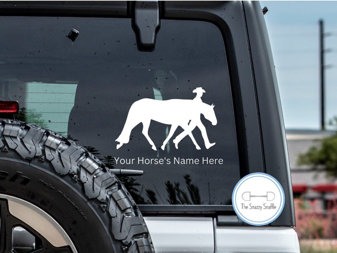 Custom Showmanship (man) Vinyl Decal - Etsy
