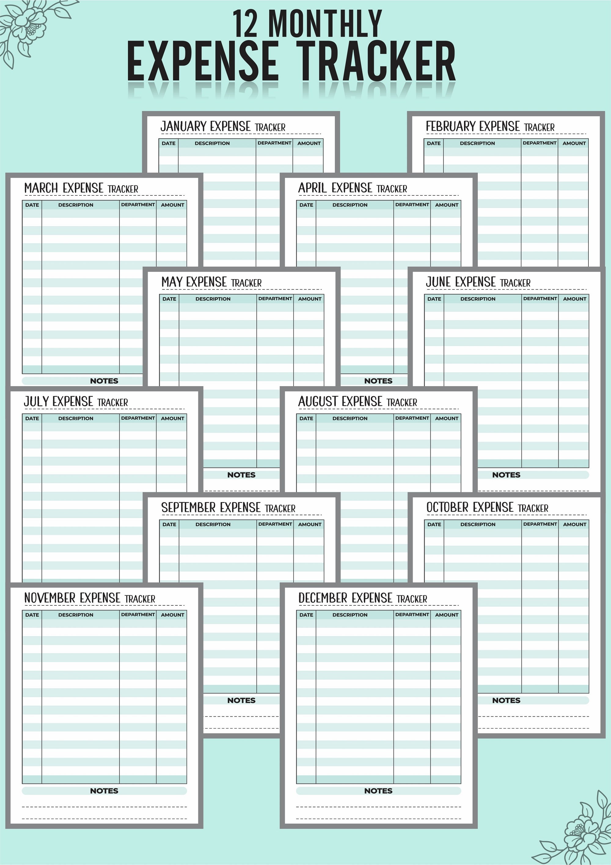 Budget Planner Printable PDF Printable Budget Binder Finance - Etsy UK
