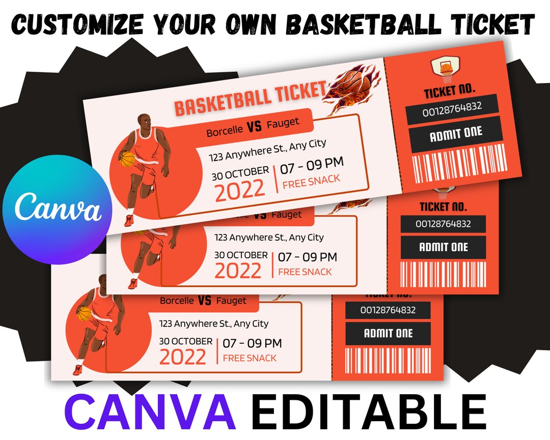 Customize Your Experience! - Premium Basketball Ticket: the Perfect Way ...