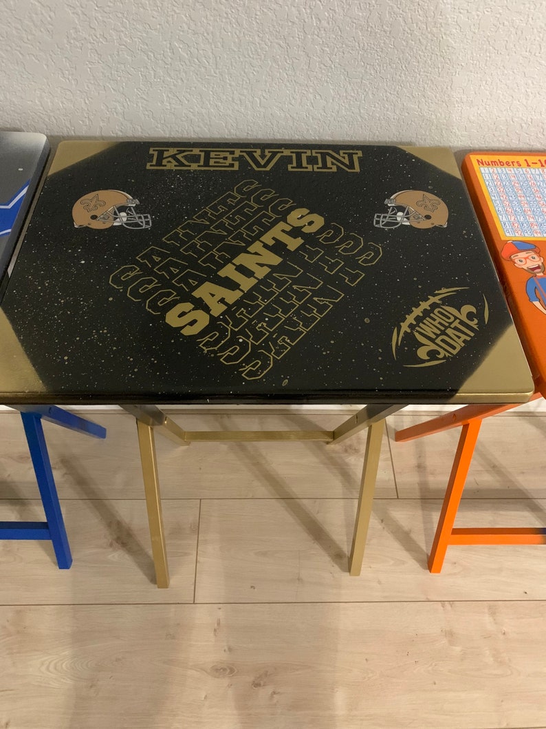 Sports Team Dinner Tray Table - Etsy