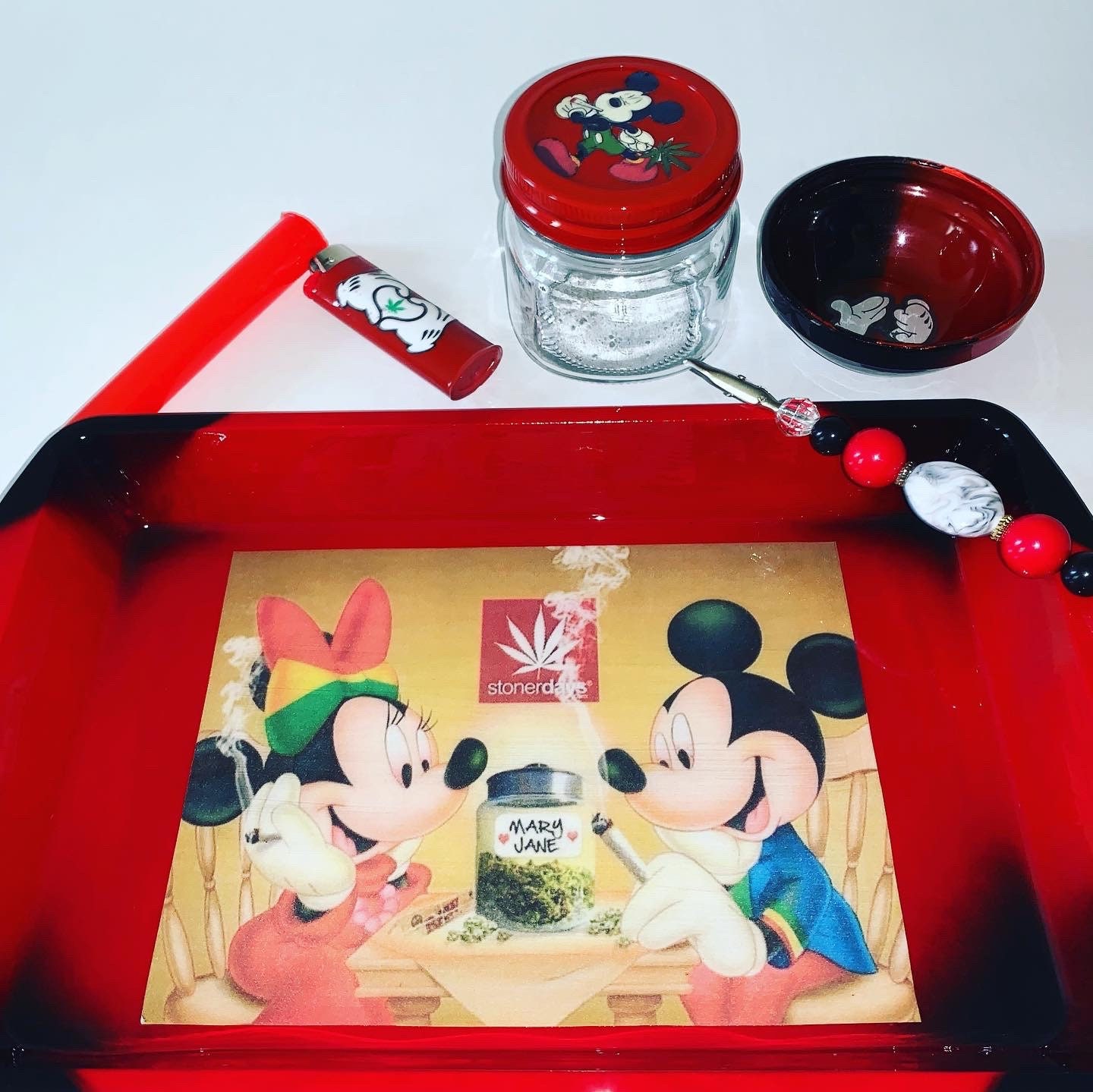 Mickey Mouse Rolling Tray Set - Etsy