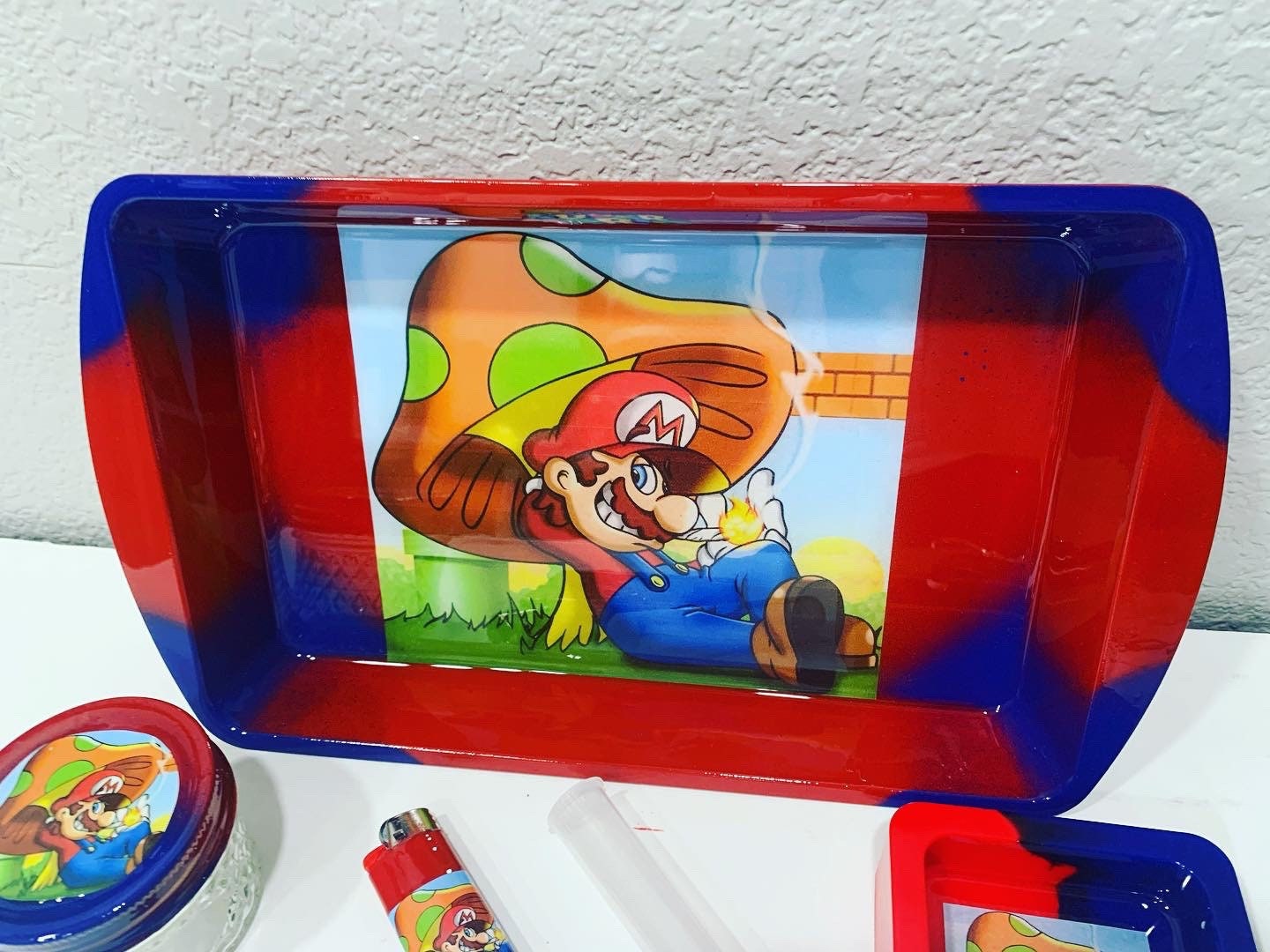 Super Mario Rolling Tray Set - Etsy