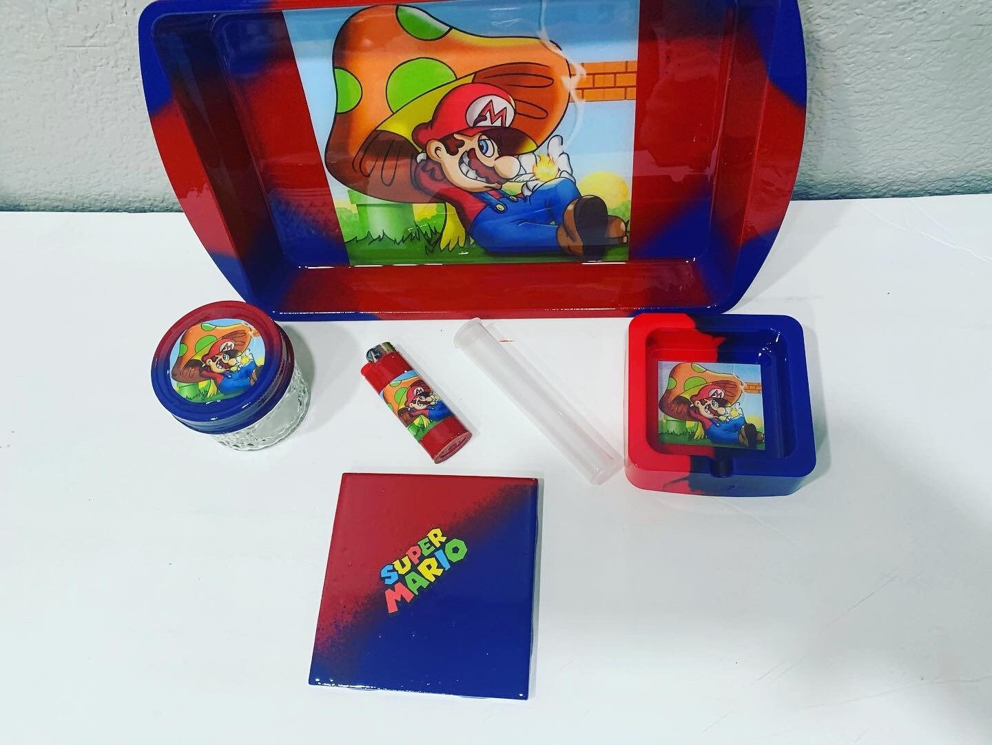 Super Mario Rolling Tray Set - Etsy