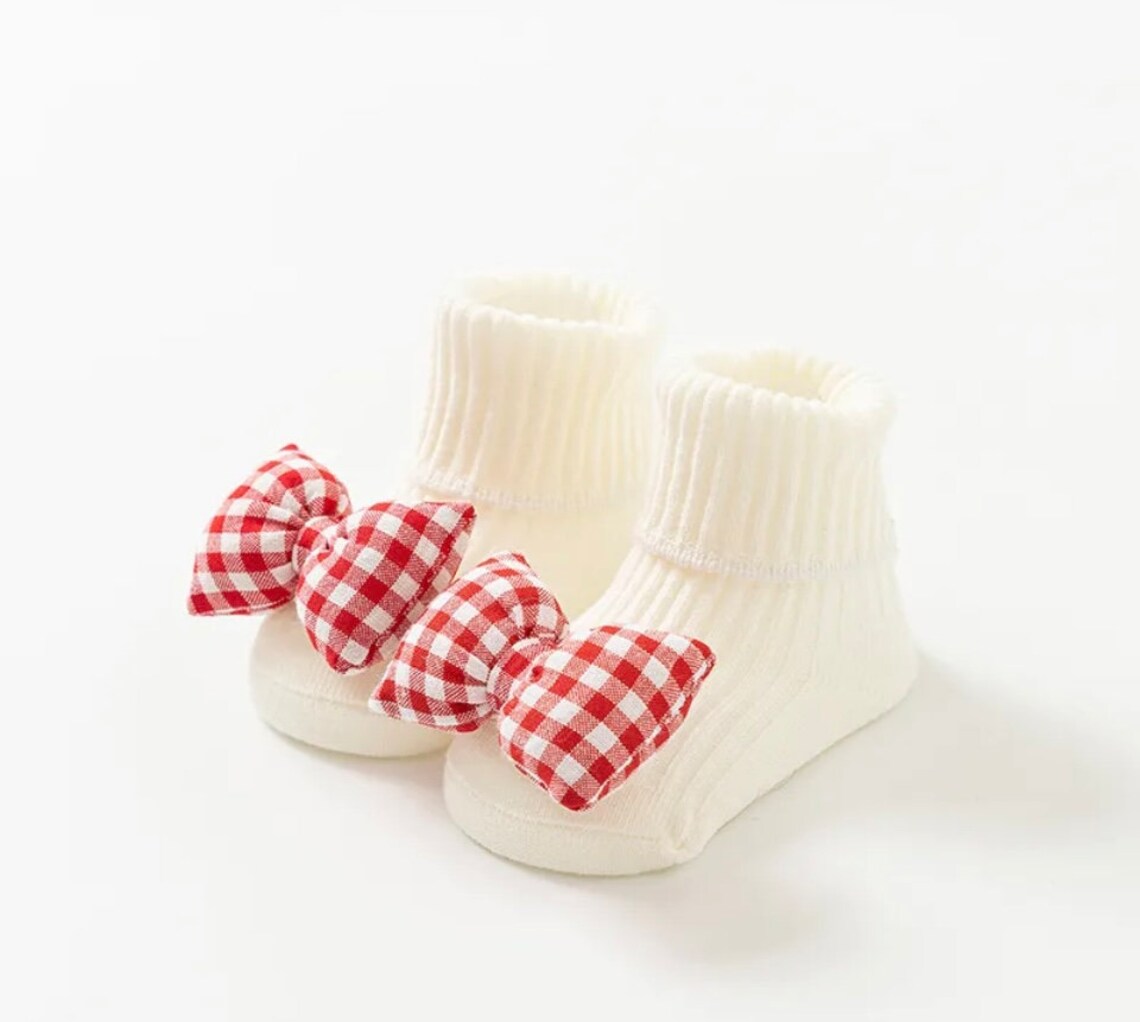 Non-slip Bootie Socks Cartoon Baby Socks 2 Pairs - Etsy