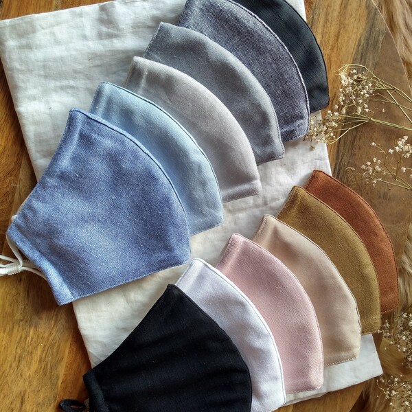 Reusable Face Mask With Nose Wire - Etsy