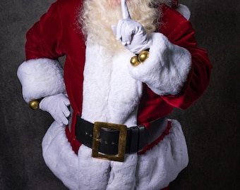 Traditional Santa Suit, Custom Santa Suit, Santa, Costume, Christmas ...