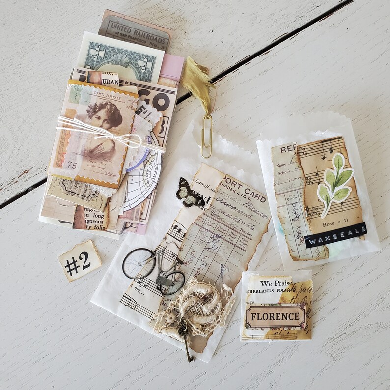 Glassine Ephemera Packs - Etsy