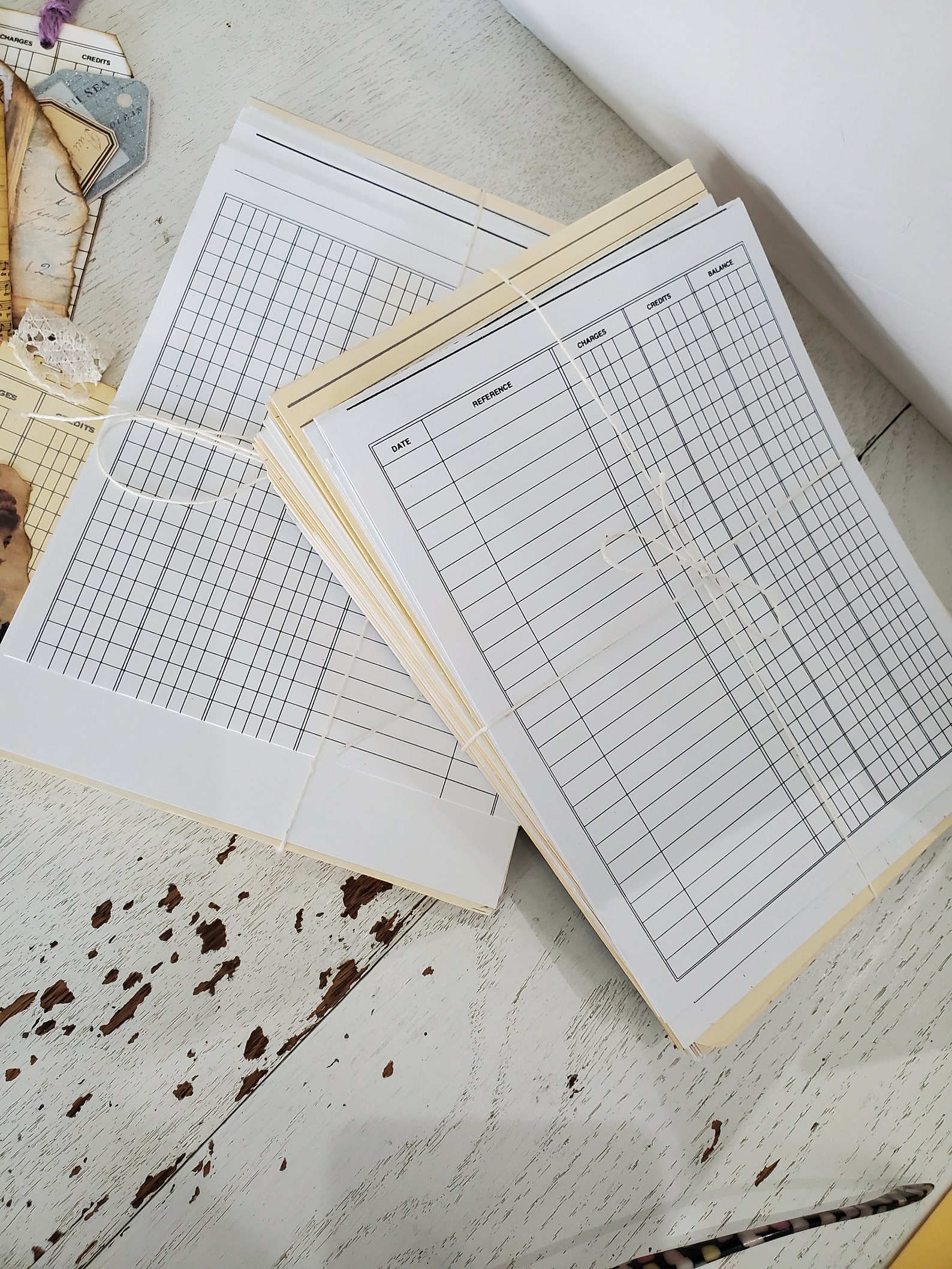 Ledger Cardstock Bundles - Etsy