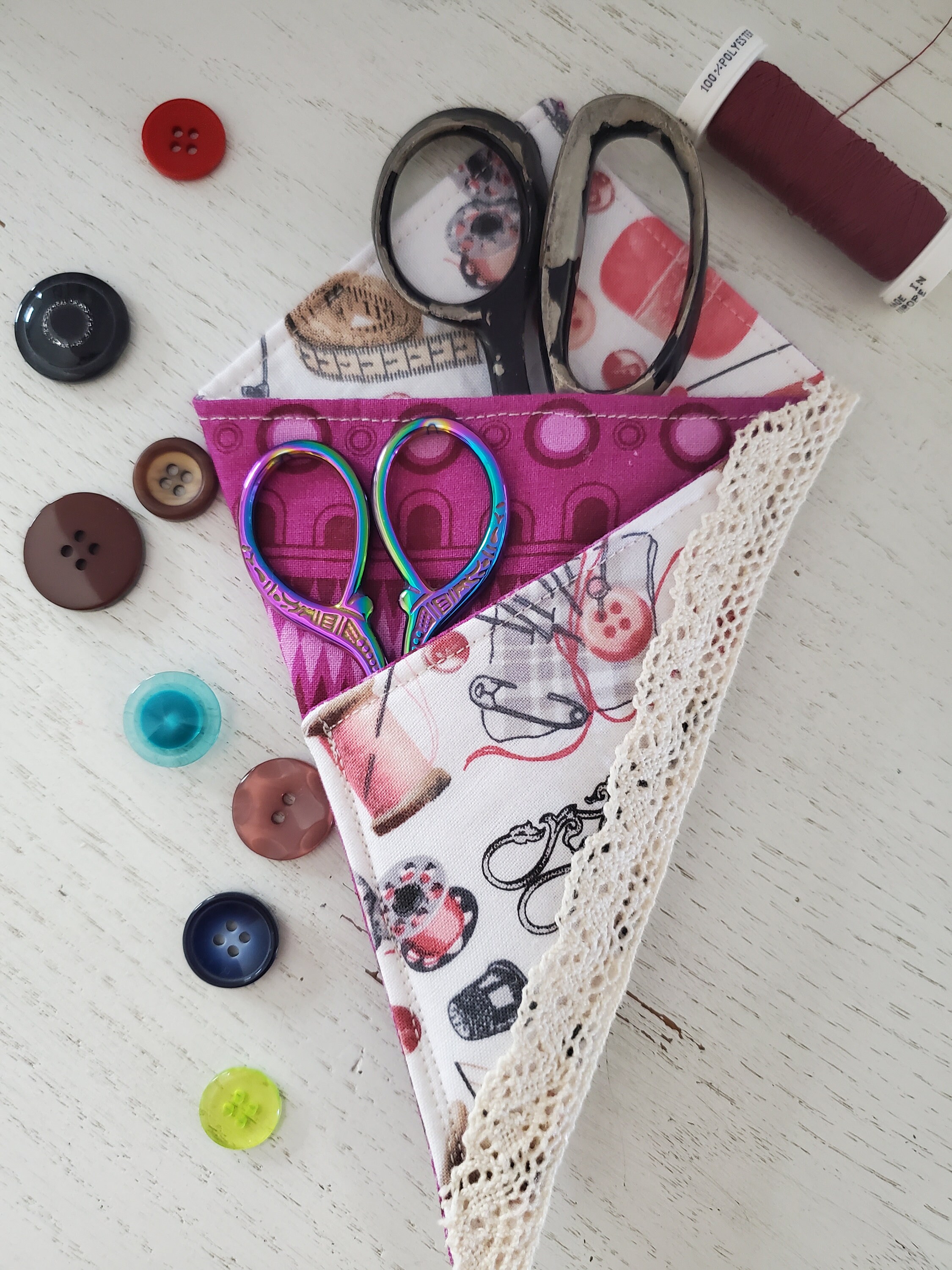 Fabric Scissor Holder - Etsy