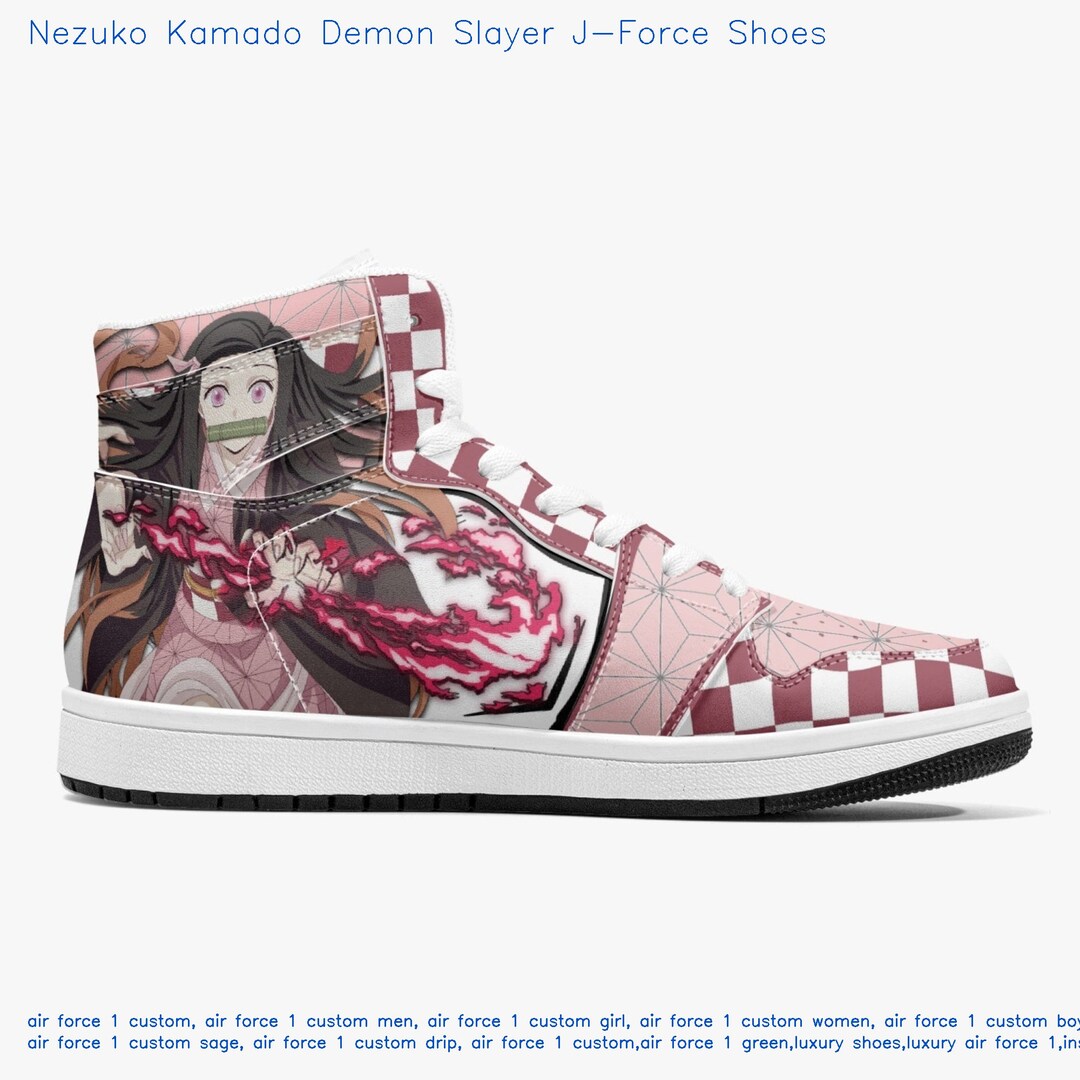 Nezuko Kamado Demon Slayer Jforce Shoes Perfect - Etsy