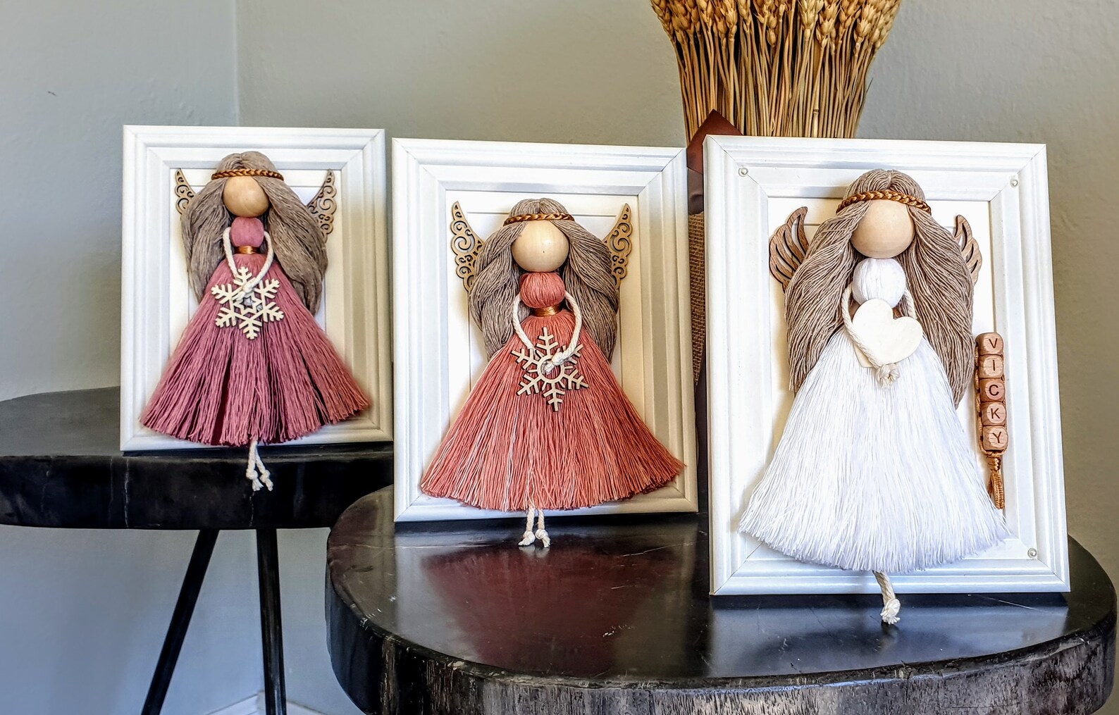 Macrame Angel Angel Ornament Fairy Doll Christmas Angel - Etsy