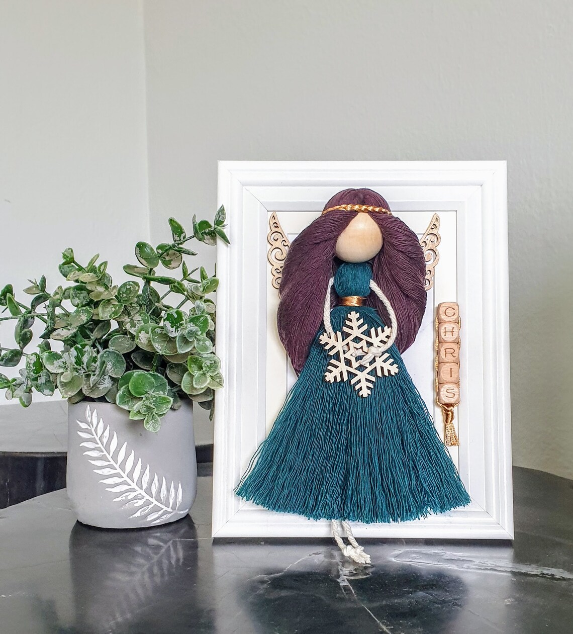Macrame Angel Angel Ornament Fairy Doll Christmas Angel - Etsy