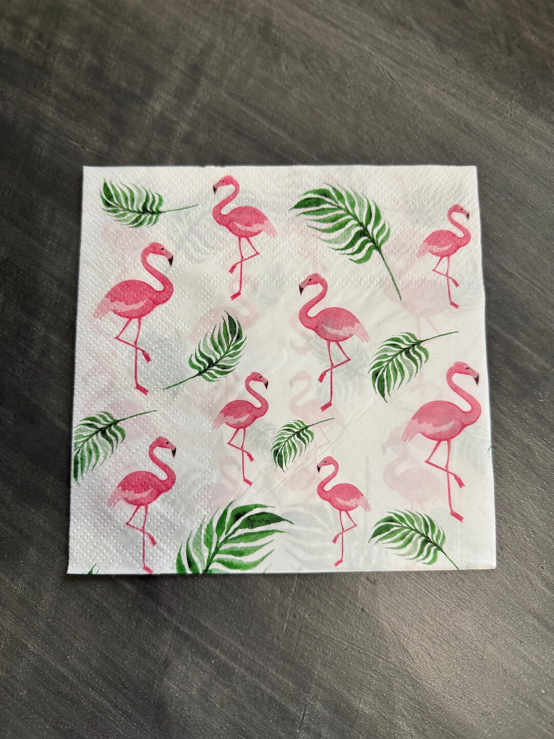 Pink Flamingo Paper Napkins: Decoupage Craft Luncheon Size - Etsy