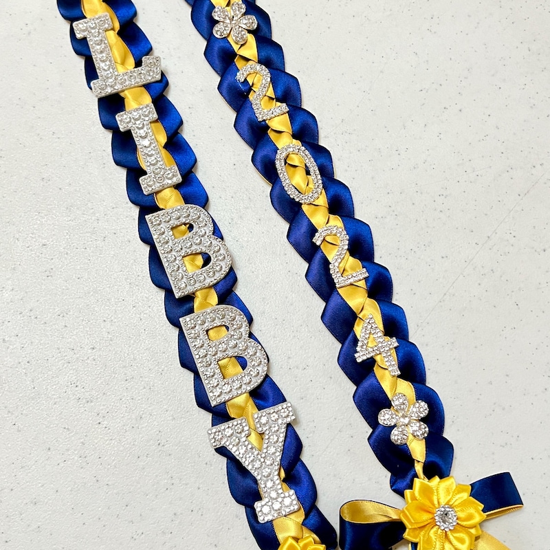 Graduation Lei 2 Colors - Etsy