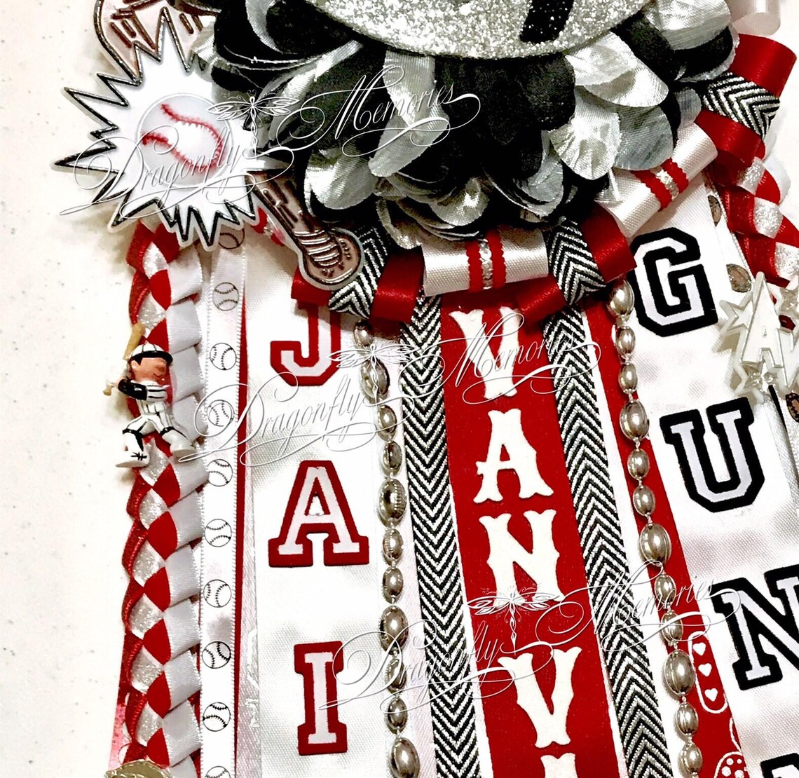 Single Football & Baseball Homecoming Garter *** Order Deadline is JULY ...