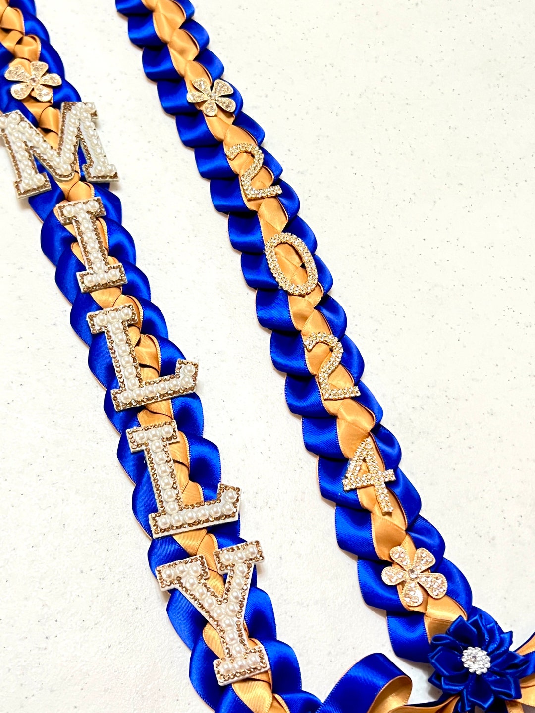 CUSTOM Graduation Lei - 2 Colors Personalized Lei, Graduation Gift ...