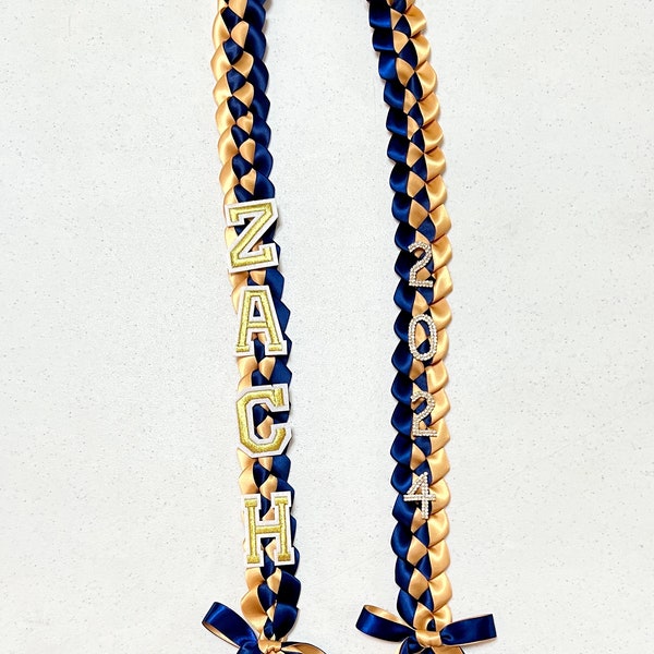 Graduation Lei 2 Colors - Etsy