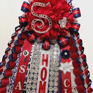 Bling Homecoming Mum: Custom Deluxe High School Corsage - Etsy