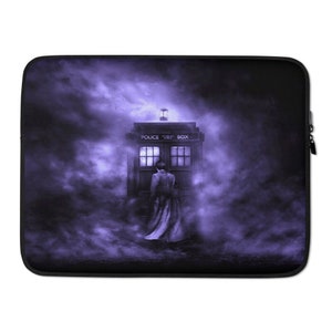 Police Box Laptop Sleeve, Police Call Box Tardis Protective Surface ...