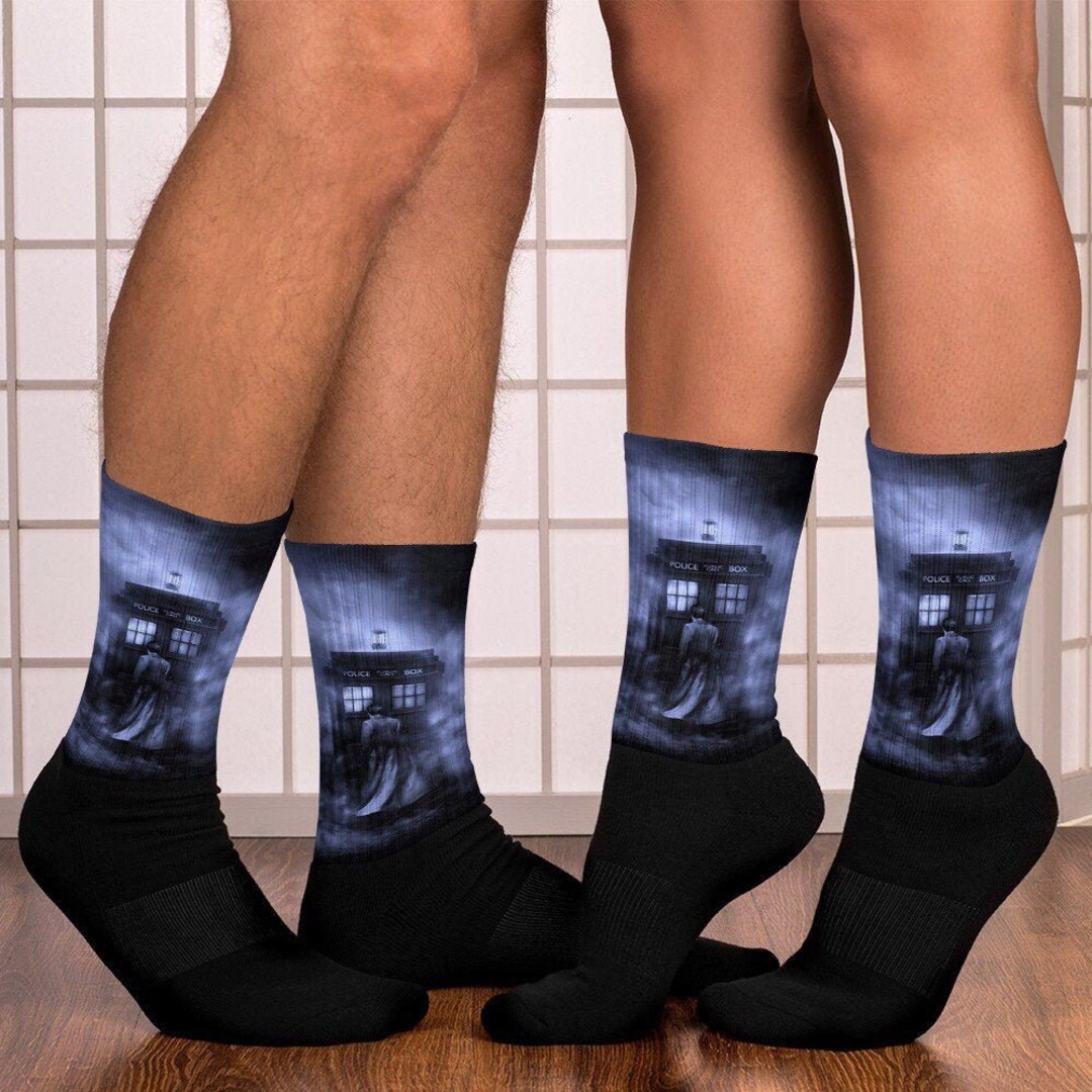 DOCTOR WHO SOCKS for Men and Women, Timelord Casual Socks, Comfy Crew ...