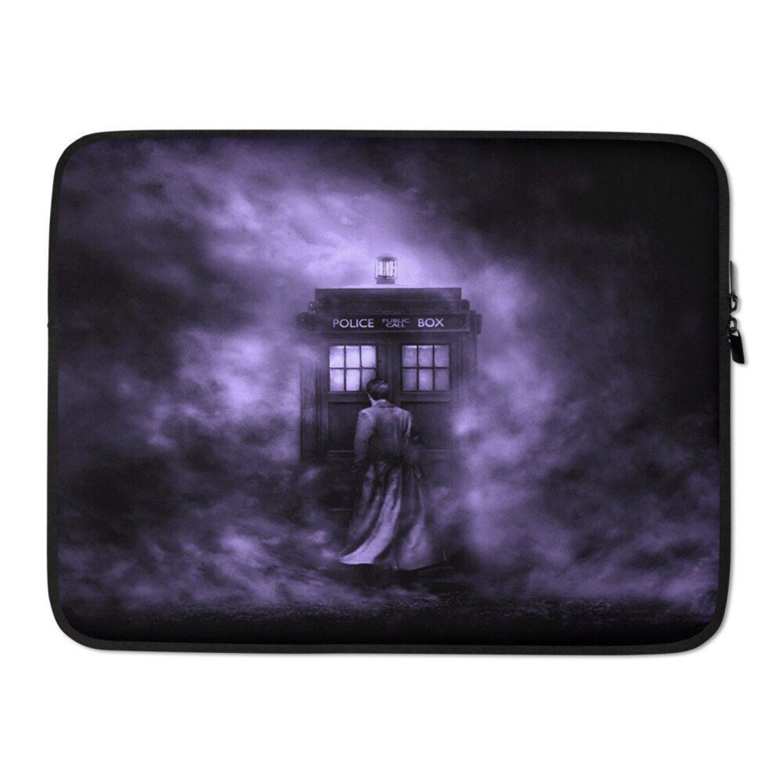Dr Who Laptop Sleeve 13 15 Doctor Who Police Box Case Tardis | Etsy