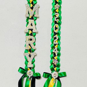 CUSTOM Graduation Lei - 3 Colors Personalized Lei, Graduation Gift ...