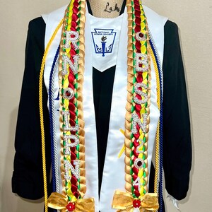 CUSTOM Graduation Lei - 4 Colors Personalized Lei, Graduation Gift ...