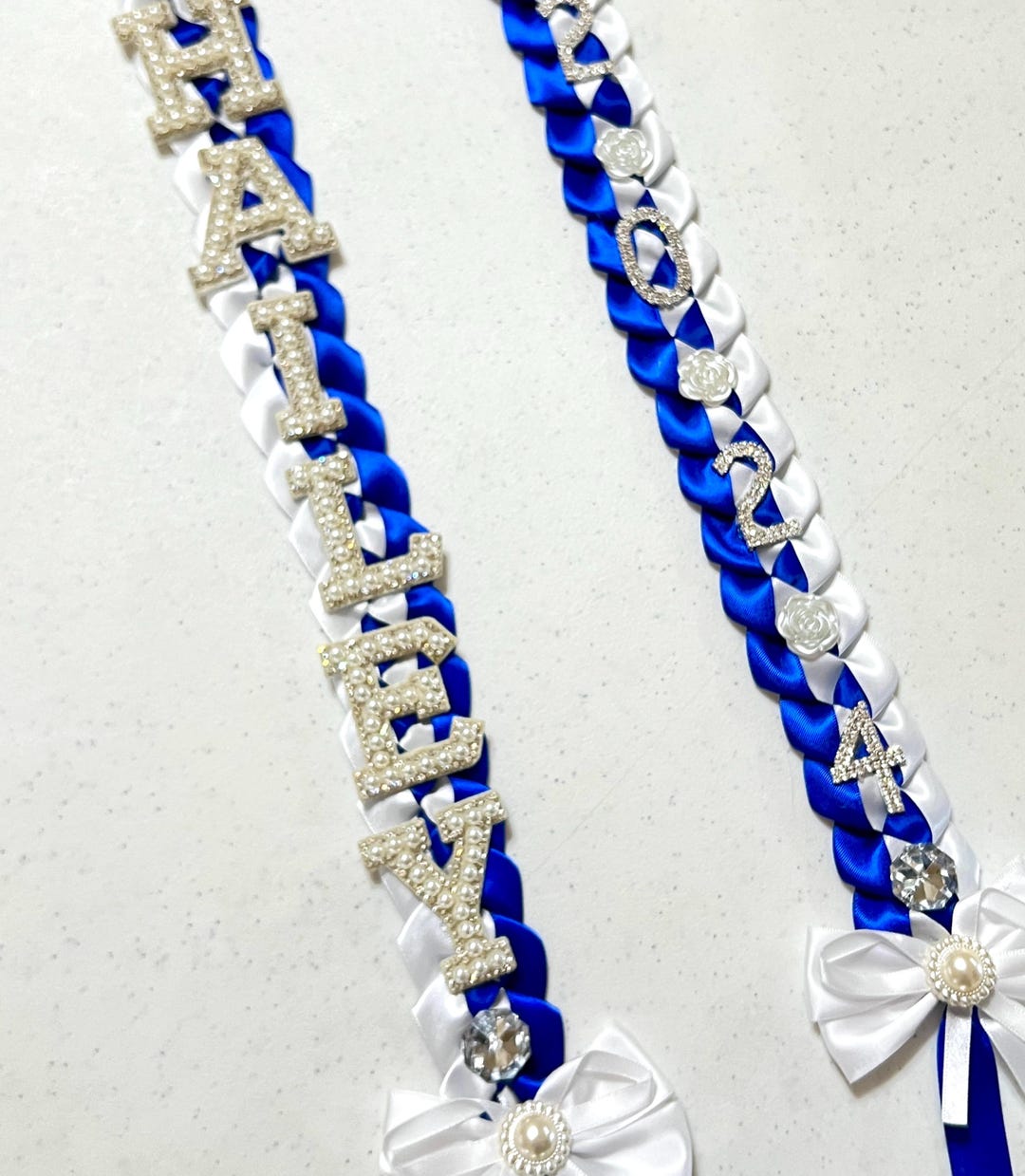CUSTOM Graduation Lei - 2 Colors Personalized Lei, Graduation Gift ...