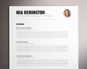 ATS Resume Template Word, Pages, Google Docs, ATS Friendly Resume ...