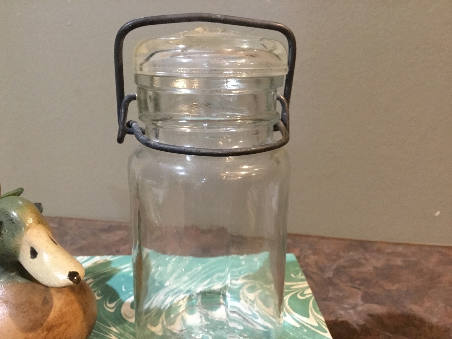 Glass Jars 1877 K JAR WIRE BAIL 1/2 Pint With 4 Stars and - Etsy