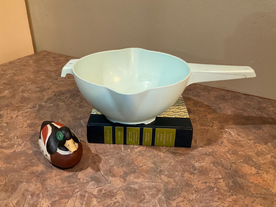 Tupperware #1523-6 Large 2 Qt. Mint Green Colander Strainer, Vintage ...