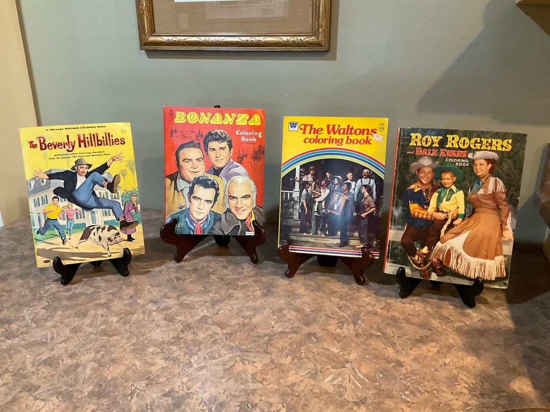 Beverly Hillbillies Coloring Book Whitman 1963, Bonanza, the Waltons ...