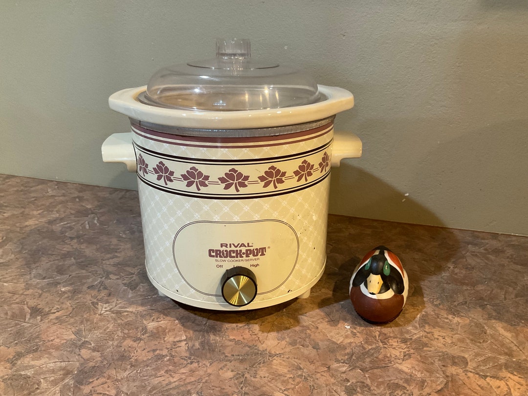 Rival Crock Pot Slow Cooker 3.5 Qt Almond Rose Model 3150/2 Vintage - Etsy Rival Crock Pot Slow Cooker 3.5 Qt Almond Rose Model 3150/2 Vintage - Etsy