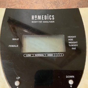 HOMEDICS, Bathroom Scale Body Fat, Water ANALYZER, Model SC 505 - Etsy