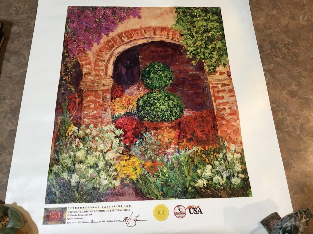 Giclee Print Canvas Art International Galleries Inc. Archway Topiary ...