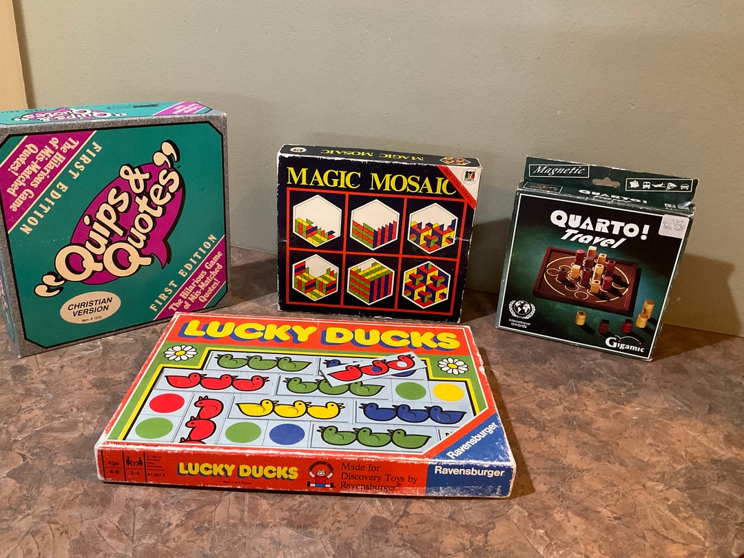 Diset International Magic Mosaic Puzzle, or Quarto! Travel, Game Lucky ...