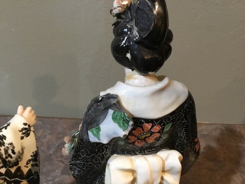 LENCI ARTIST BERTOLOTTI Victor Bertolotti Deco Oriental Chinese Man ...