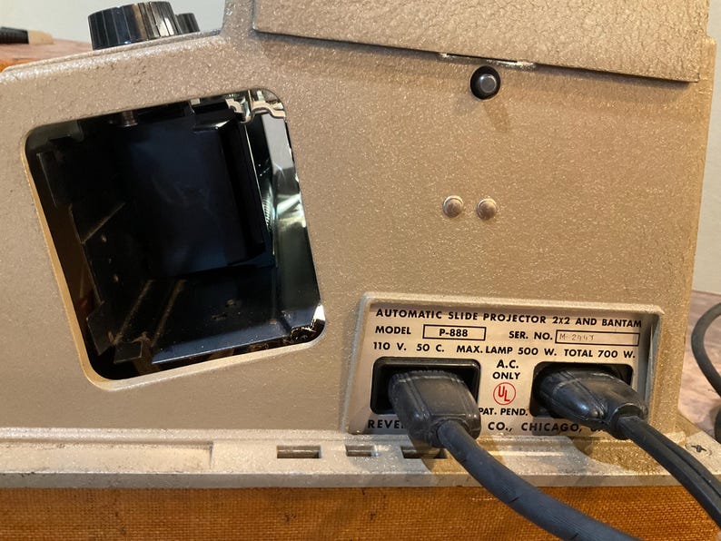 Revere P-888 Slide Projector, Aldis 300, Vintage - Etsy